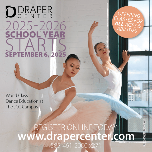2025 - 2026 School Year Dance Registration - Draper Center for Dance Education
